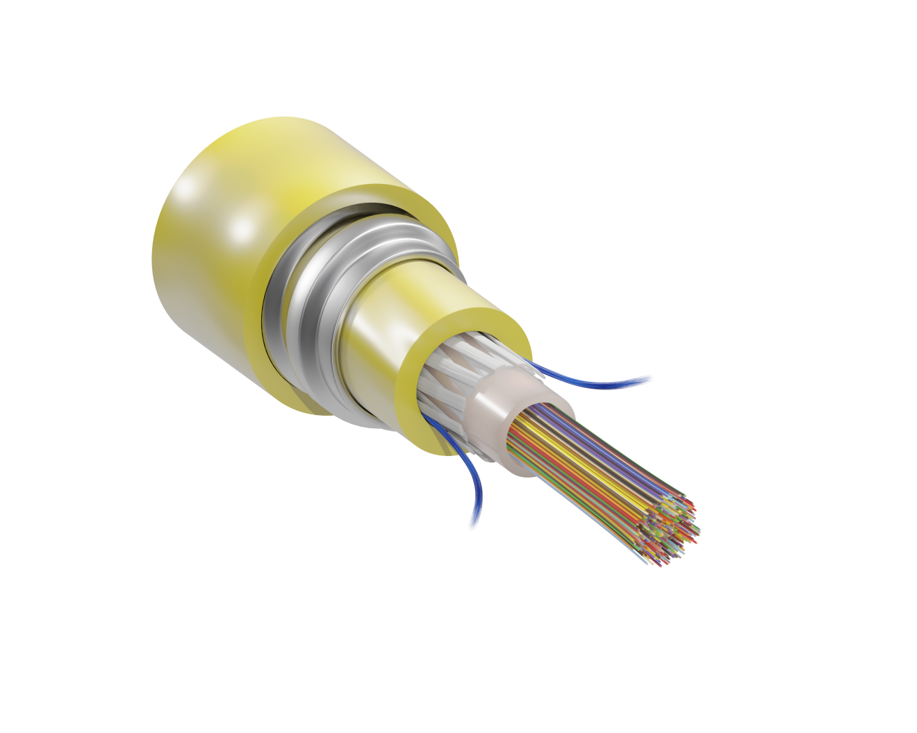 Freeform Ribbon™ Interlocking Armored Indoor Riser Central Tube Cables